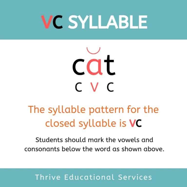 All About The Closed Syllable + FREE Word List!