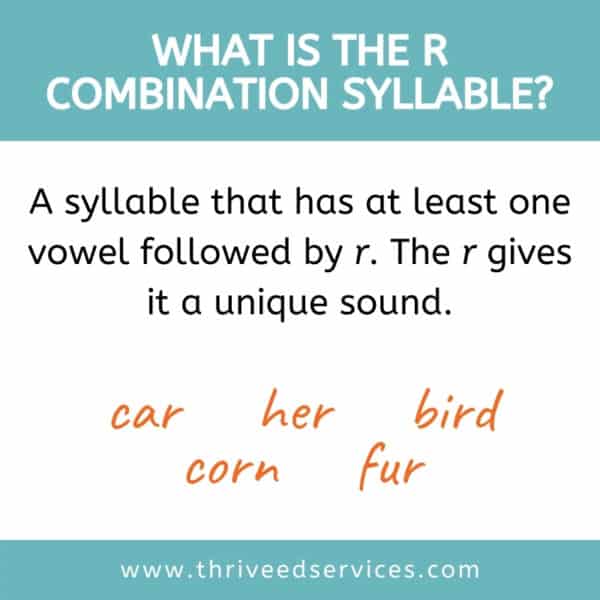 Teaching R Controlled Vowels & FREE Word List