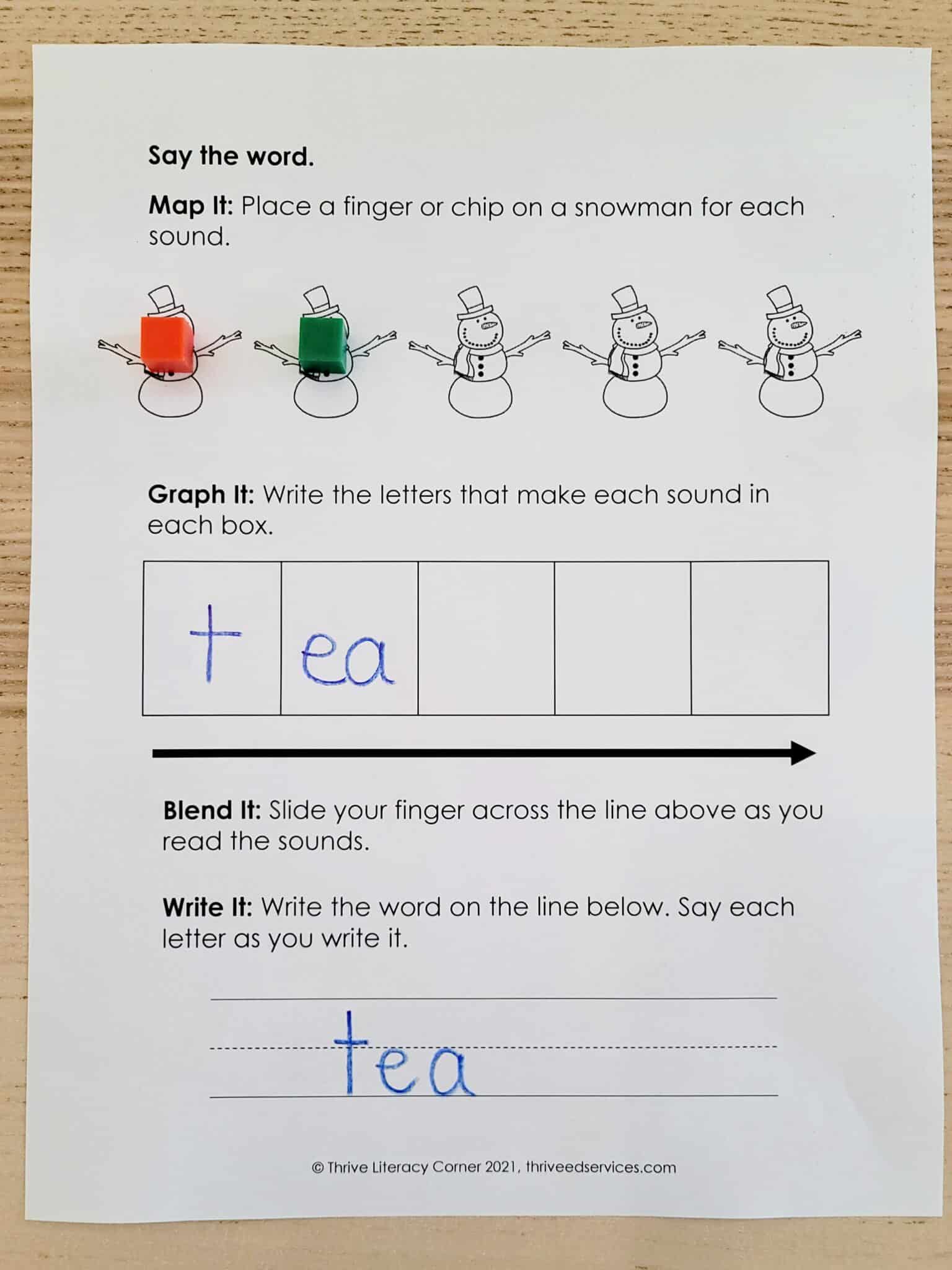 Vowel Team Syllable (Vowel Digraphs & Vowel Diphthongs) FREE Word List