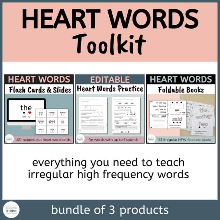The Heart Word Method for Teaching Sight Words - FREE Template