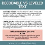 Should You Use Decodable Books or Leveled Books?