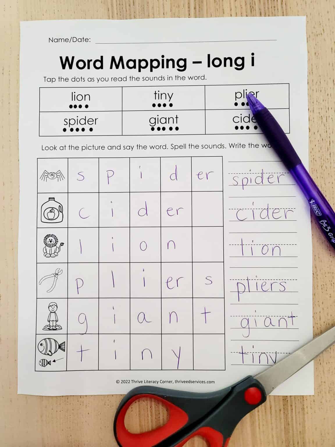 How To Teach The Long I Sound - Thrive Literacy Corner