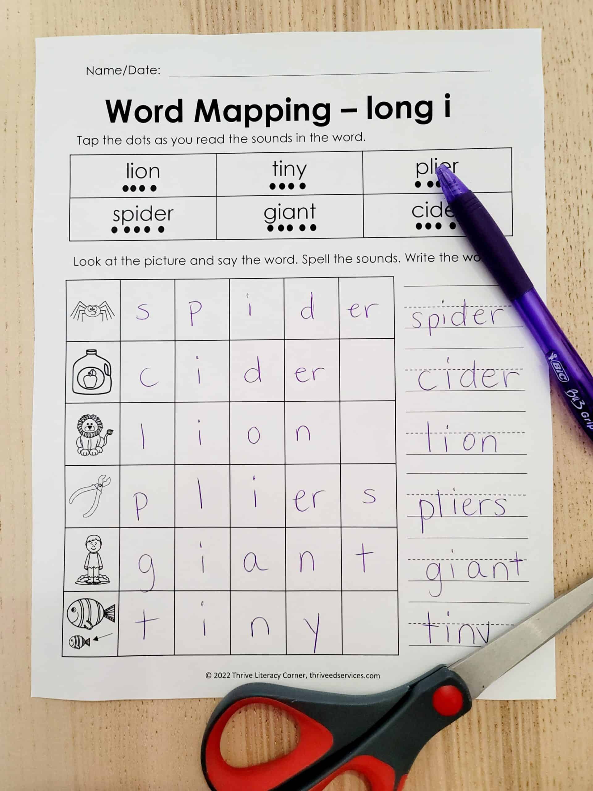 How To Teach The Long I Sound - Thrive Literacy Corner