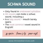 All About The Schwa Sound & FREE Anchor Charts