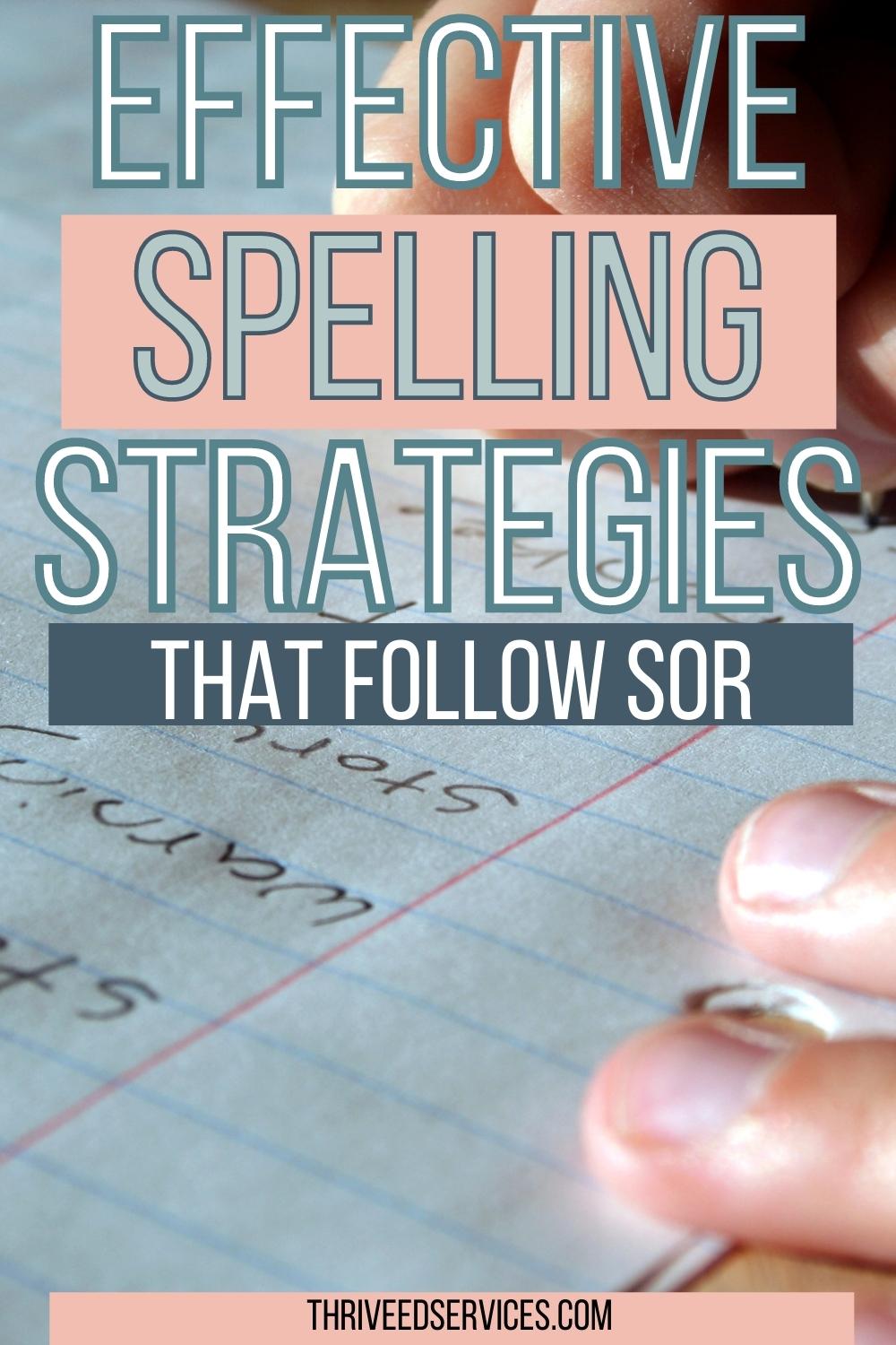 Spelling Strategies That Follow Science of Reading + FREE Guide