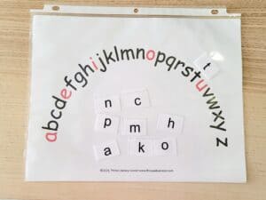 Alphabet Arc: How To Use Them + FREE Printable Mat
