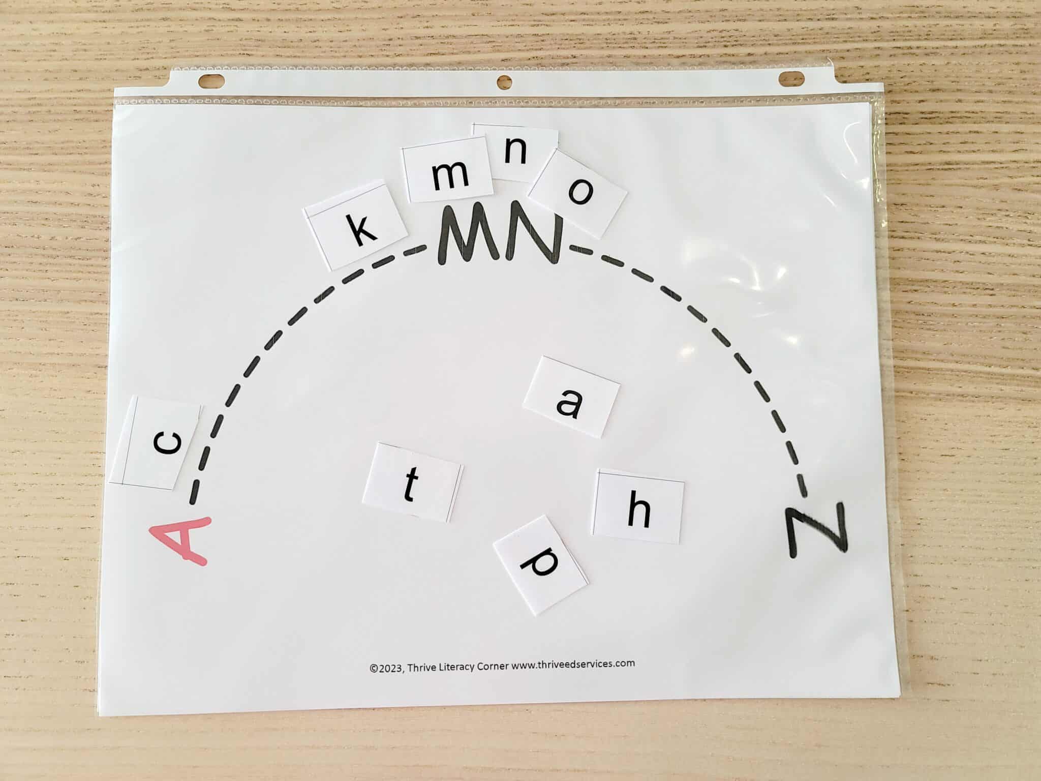 Alphabet Arc: How To Use Them + FREE Printable Mat