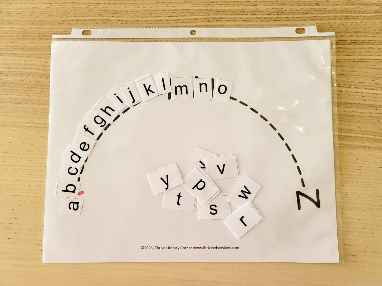Alphabet Arc: How To Use Them + FREE Printable Mat
