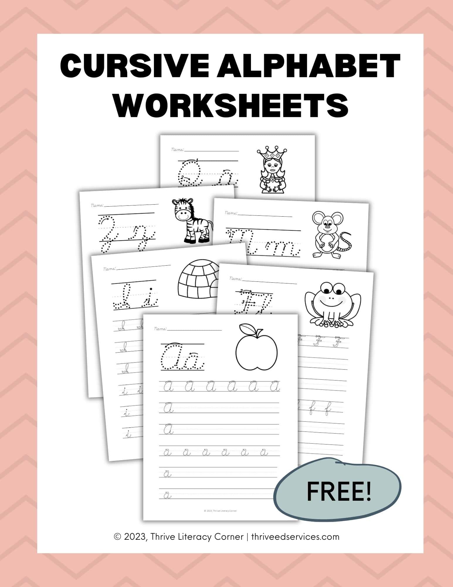 Cursive Writing Benefits + Free Cursive Writing Worksheets