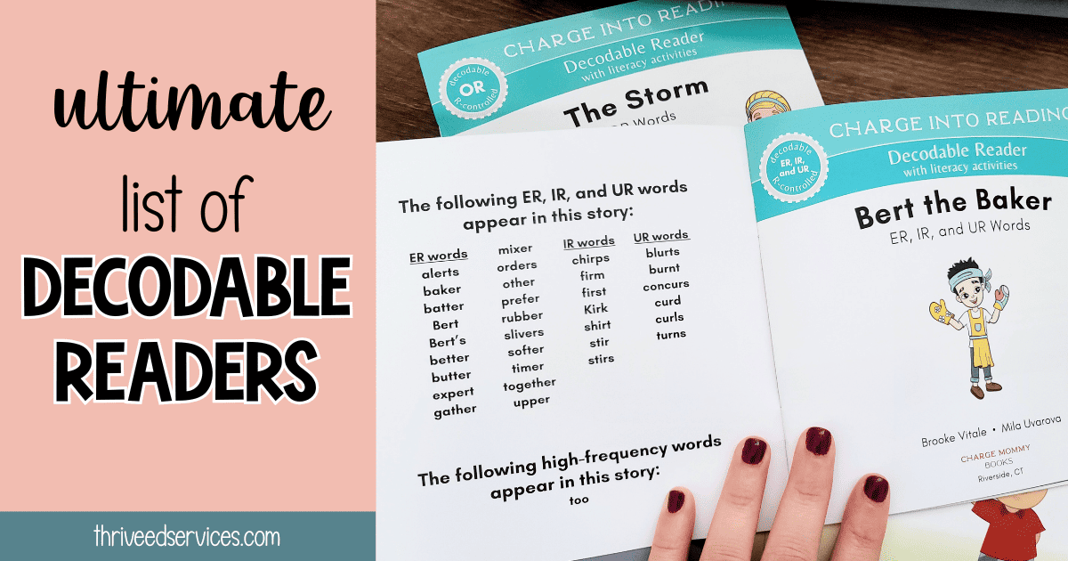 Ultimate List of Decodable Readers in 2026 + FREE SOR Guide!!