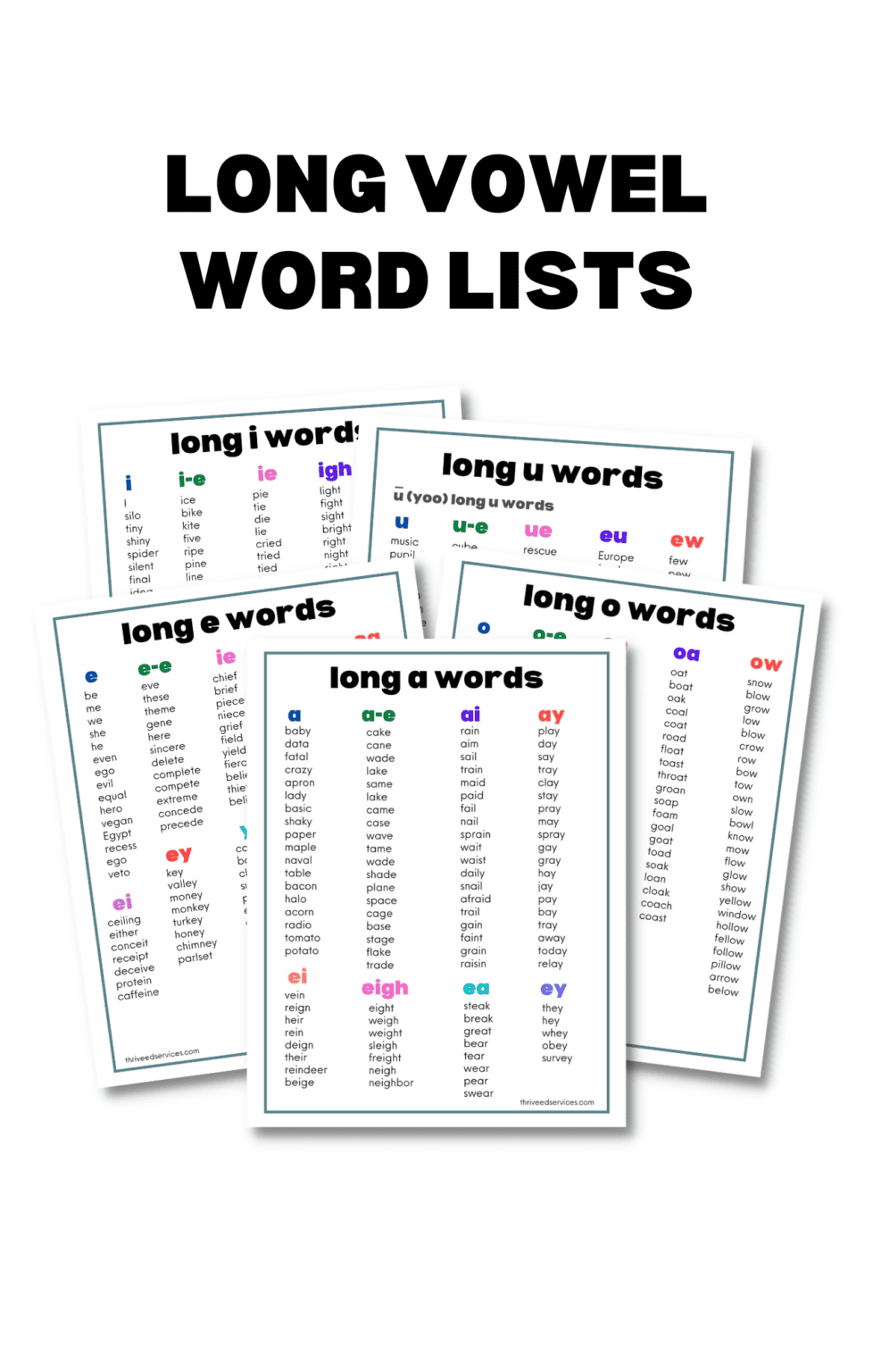 How To Teach Long U Words & FREE Word List
