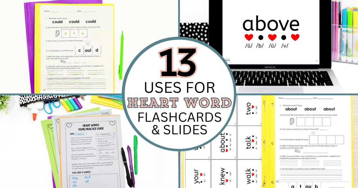Engaging Ways to Use Heart Word Flashcards & Slides in Your K-5 ...