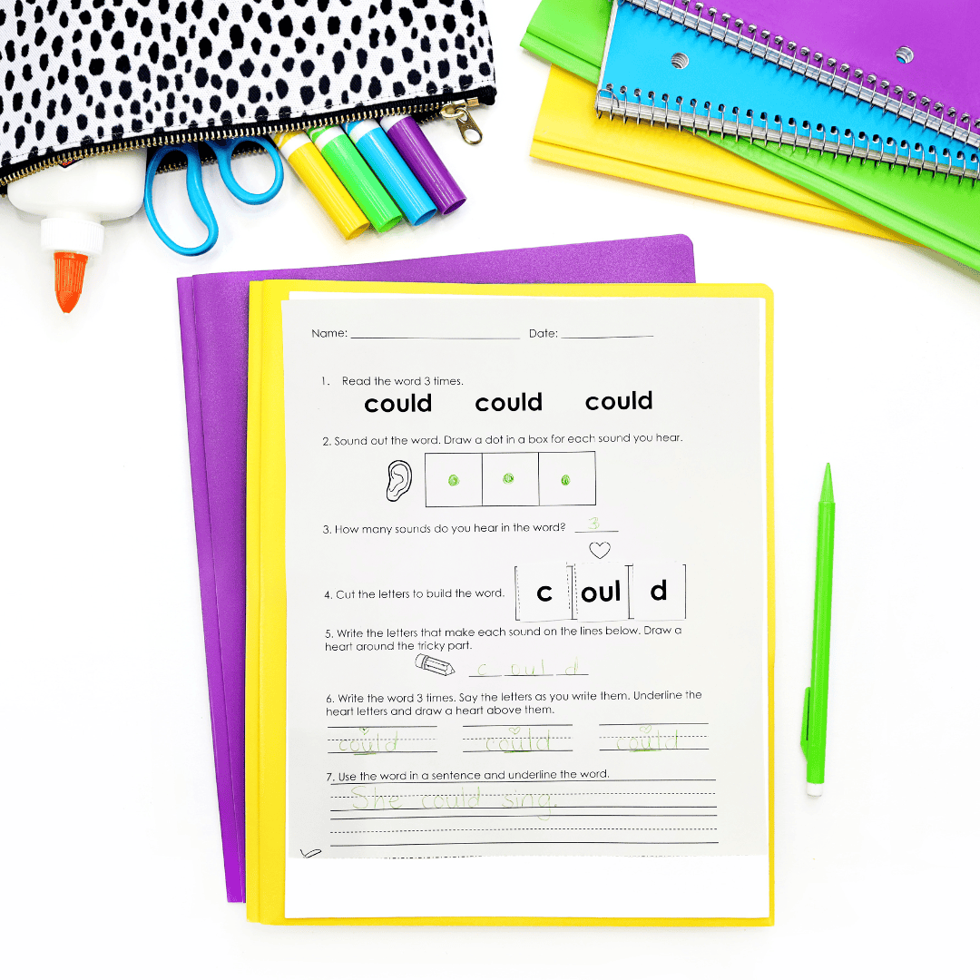 Engaging Ways to Use Heart Word Flashcards & Slides in Your K-5 ...